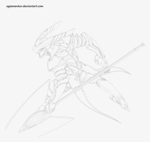 Demon Armor Incursio Evolved Form [akame Ga Kill ] - Sketch - 929x861 ...