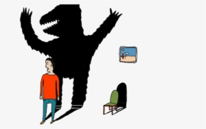 Me And My Shadow - Illustration - 770x440 PNG Download - PNGkit