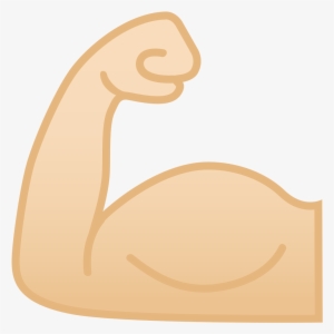 Emoji Arm Biceps Strong Flexing Muscle Emoji Png Clipart - Emoji Png De ...