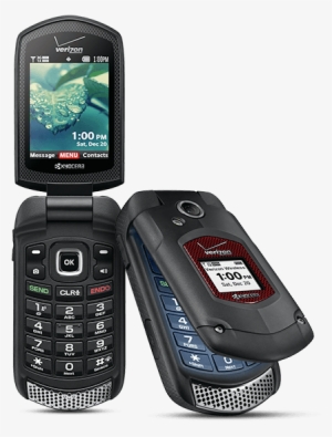 Kyocera Duraxt Flip Phone - Military Style Flip Phone - 452x383 PNG ...