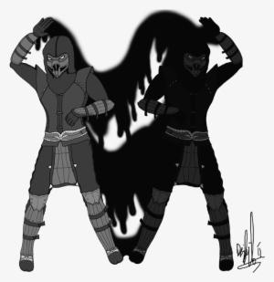 Noob Saibot Loopsy - Evil Goanimate - 219x681 PNG Download - PNGkit