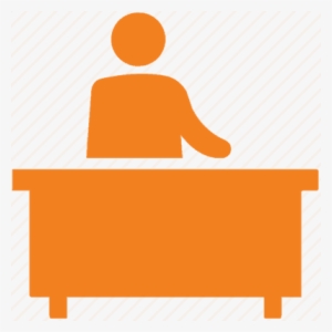 Front Desk Icon - Desk Icon - 400x400 PNG Download - PNGkit
