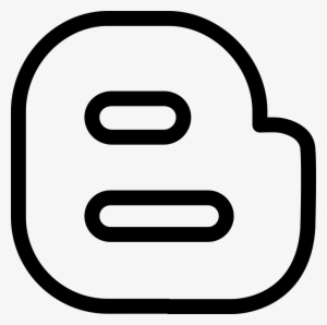 Blogger Letter Logo Outline - Blogger Logo White Vector - 980x976 PNG ...