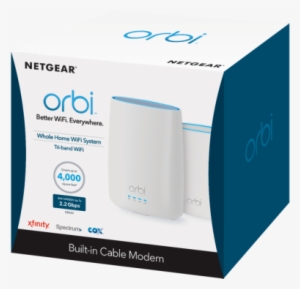 Netgear Launches The Cable Orbi - Netgear Orbi Rbk50 - 678x453 PNG ...