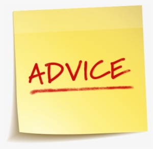 Sticky Note With The Word Advice Hand Written On It - Bellini Cocktail ...