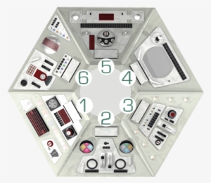 Tom Baker Console - 4th Doctor Tardis Console - 400x347 PNG Download ...