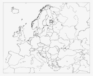 Open - Map Of Europe White - 2000x1627 PNG Download - PNGkit
