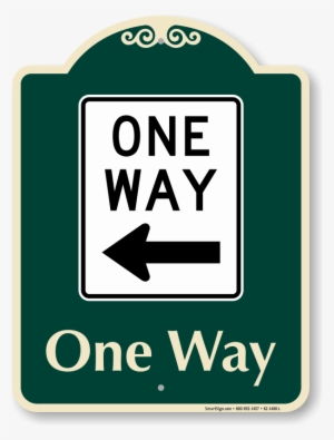 R6-1 One Way Arrow - Blank One Way Sign - 1801x602 PNG Download - PNGkit