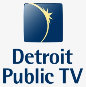 Dptv Vertical Logo Color, Blue - Detroit Public Television Logo ...