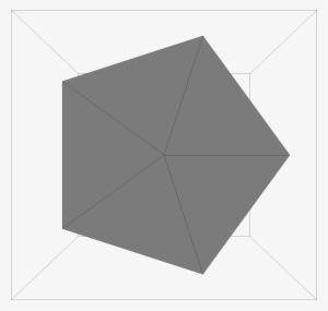 Icosahedron - Triangle - 598x684 PNG Download - PNGkit