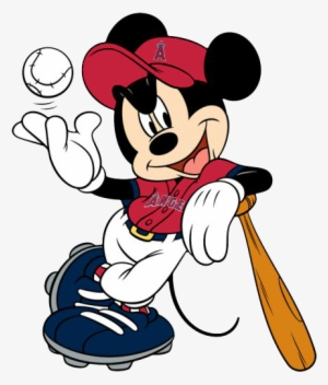 Los Angeles Angels Logo Png - Mickey Mouse Chicago Cubs - 446x529 PNG ...