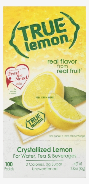 True Lemon Drink Mix, - True Lemon - 1800x1800 PNG Download - PNGkit
