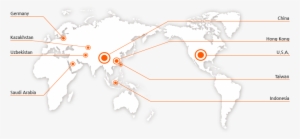 Customers Map - World Map - 1886x1018 PNG Download - PNGkit