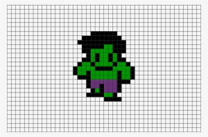 2 Download The Template - Perler Beads Pattern Hulk - 880x581 PNG ...