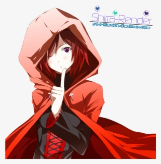 Ruby Rose Render By Shirra-render - Rwby Ruby Rose Hood - 858x932 PNG ...