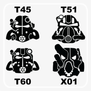 Fallout Power Armor Helmet - Fallout Power Armor Silhouette - 451x451 ...