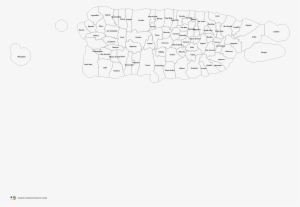 Puerto Rico Counties Outline Map - Drawing - 1584x1123 PNG Download ...