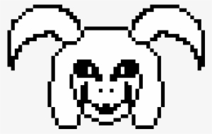 Undertale Asriel Head - Asriel Dreemurr Pixel Art - 390x360 PNG ...