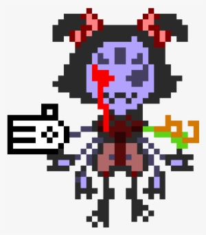 Muffet - Muffet Pixel Art - 460x500 PNG Download - PNGkit