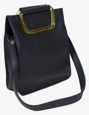 Rectangle Bag In Black Leather - Bag - 600x401 PNG Download - PNGkit
