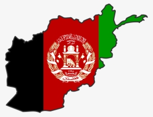 Flag Map Of Afghanistan - Afghanistan Map With Flag - 1280x985 PNG ...