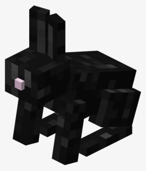Black & White Rabbit - Minecraft Rabbit Png - 873x1024 PNG Download ...