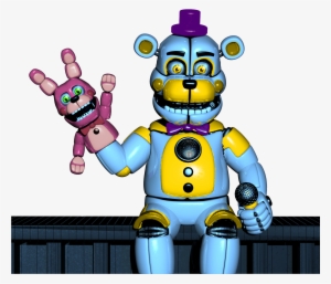 Funtime Fredbear - Funtime Fredbear And Spring Bon Bon - 1700x1500 PNG ...