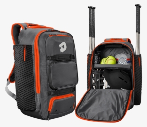 Charcoal And Orange Demarini Special Ops Spectre Backpack - Demarini ...