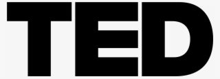 Ted Logo Black - Ted Logo Black And White - 2400x881 PNG Download - PNGkit