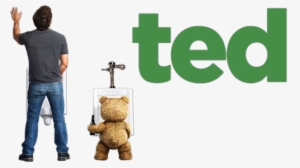 Ted Movie Image With Logo And Character - Ted 2 Logo - 500x281 PNG ...