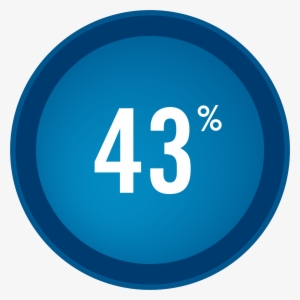 Circle With 43 Per Cent - Wordpress Logo Circle Png - 1593x1593 PNG ...