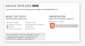Html5 Badge Builder - Devonthink - 688x373 PNG Download - PNGkit