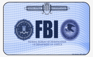 Fbi Federal Bureau Of Investigation Id Card Agent - Fbi Id Card Psd ...