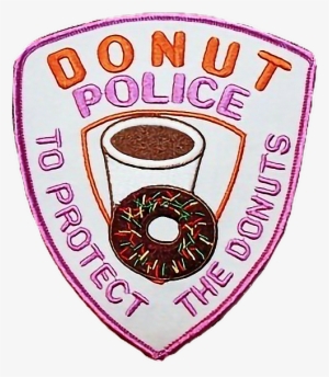 Donut Patches Cute Tumblr Png Aesthetic Freetoedit - Donut Police Patch ...