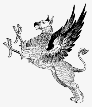 This Free Icons Png Design Of Vintage Griffin Line - 1836x2134 PNG ...