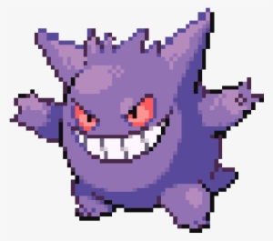 Pixel People - Gengar Sprite - 500x493 PNG Download - PNGkit