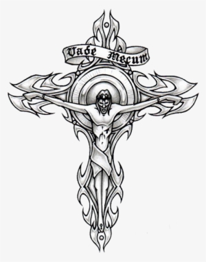 Tupac Cross Exodus - Tupac Cross Tattoo - 544x712 PNG Download - PNGkit