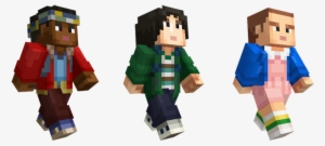 Mojang And Netflix - Minecraft Stranger Things Skin - 748x421 PNG ...