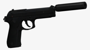 Image - Silenced Pistol Png - 640x480 PNG Download - PNGkit