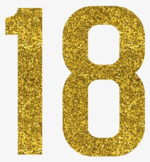 We Provide A Wide Variety Of Handmade 18th Birthday - Number 18 Gold ...