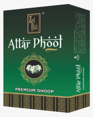 Zed Black Attar Phool Dhoop Cone - 500x554 PNG Download - PNGkit