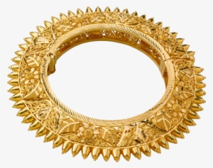Chandra Jewellers 22k Yellow Gold Bangle - Bala Pc Chandra Jewellers ...