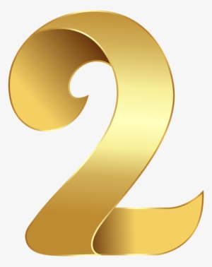 Gold Clipart Number 2 - Golden Number 2 Png - 475x600 PNG Download - PNGkit