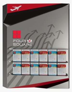 Four Square Cigarette Product Display Unit - Box - 700x959 PNG Download ...