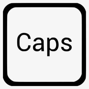 Function Caps Lock Key Comments - Captioned Performance - 980x980 PNG ...