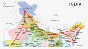 Map Of Bharatmala Pariyojana Road And Highways Project - Bharat Mala ...