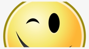 Big Wink Smiley With Friendly Gesture - Symbol - 582x305 PNG Download ...