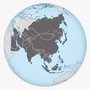 Asia Globe Png - Asia On A Globe - 2000x2000 PNG Download - PNGkit