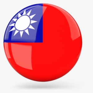 Glossy Round Graphics Flag Of Taiwan - Taiwan Flag Icon Png - 640x480 ...