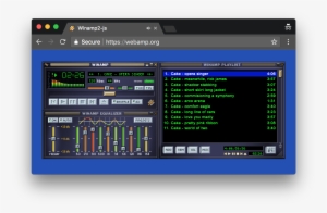 Webamp Now Includes Milkdrop - Winamp Js - 1474x966 PNG Download - PNGkit